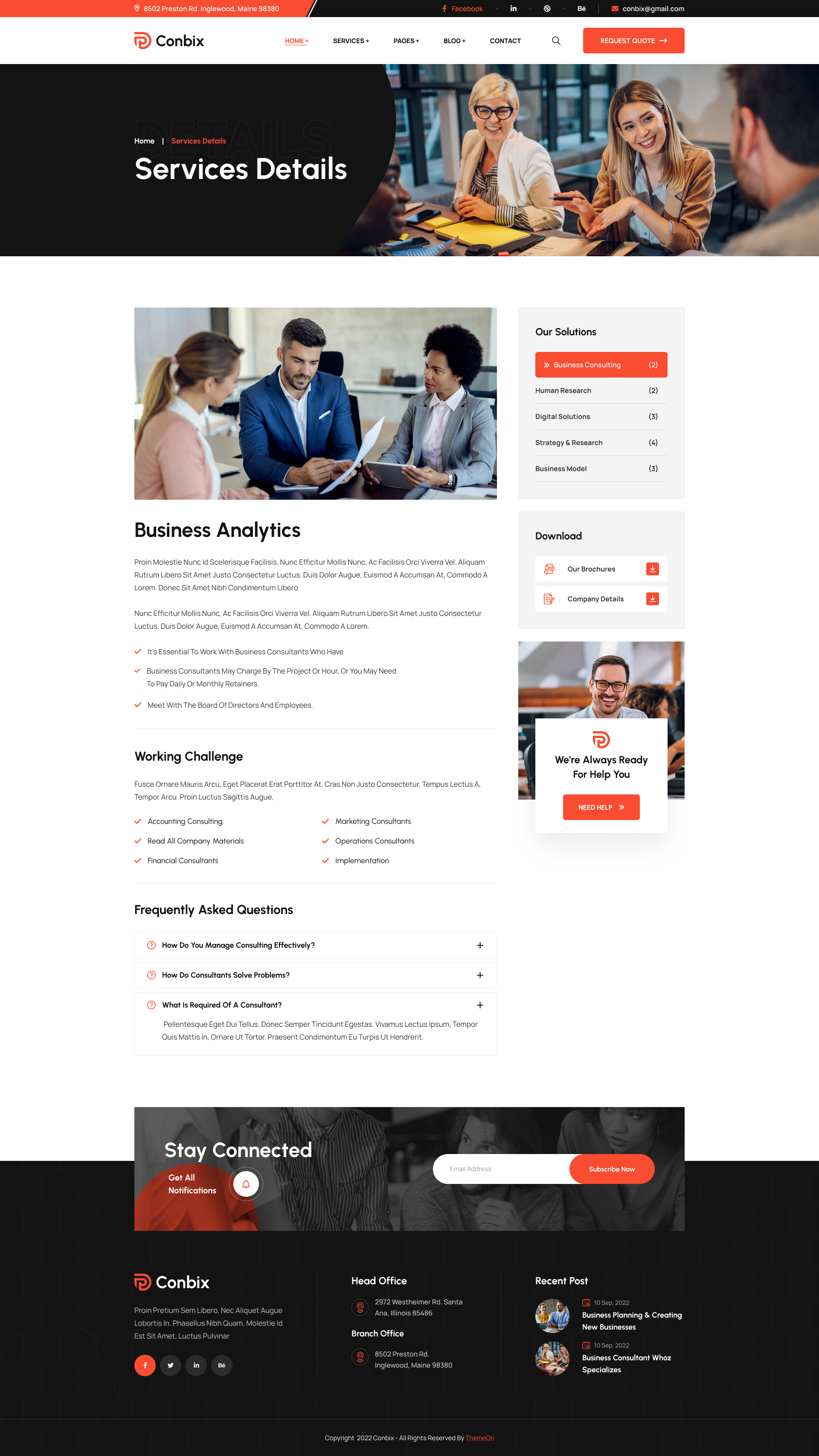 Conbix - Business Consulting Figma Template by ThemeOri | ThemeForest